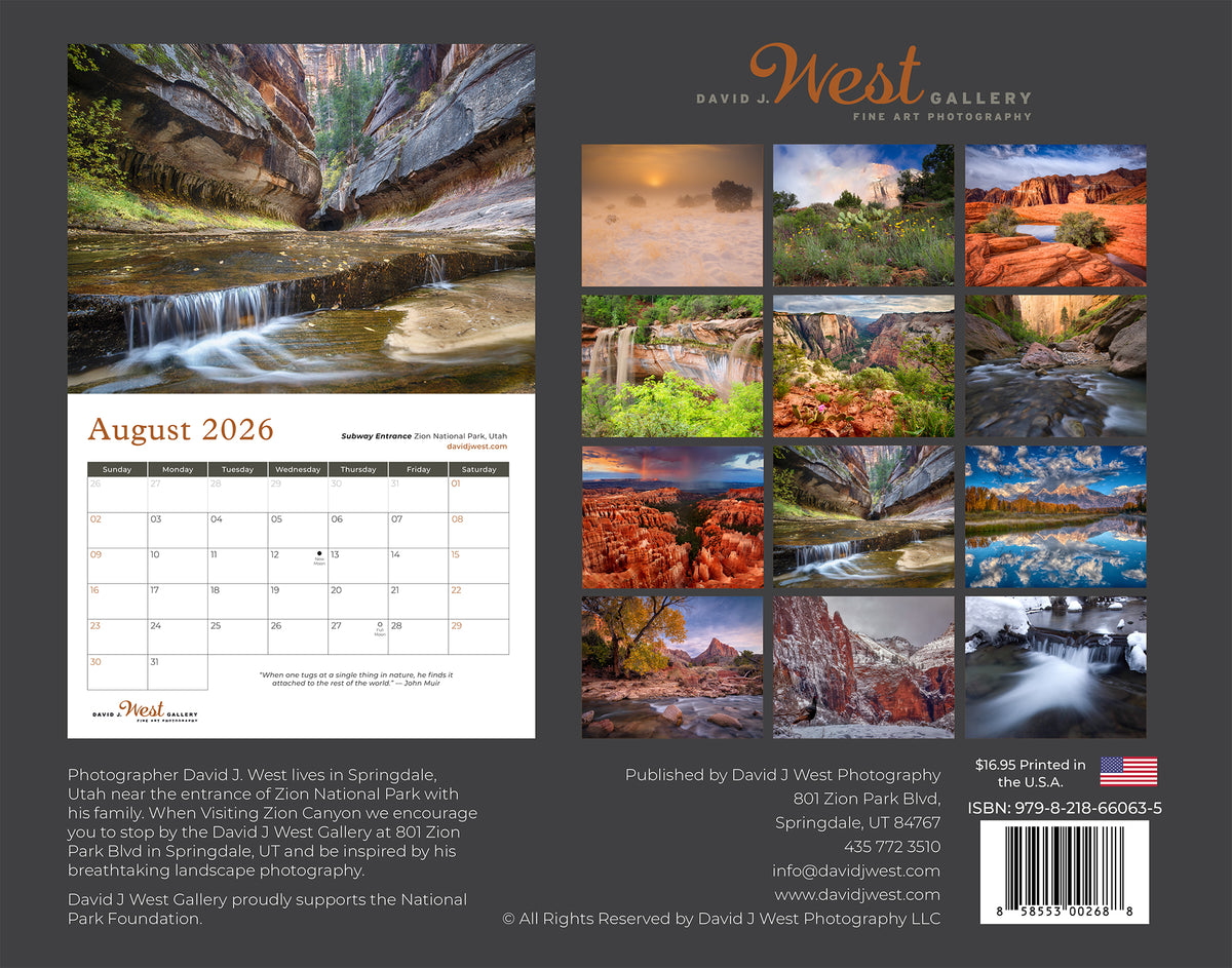 Calendar 2026 – David J. West Gallery