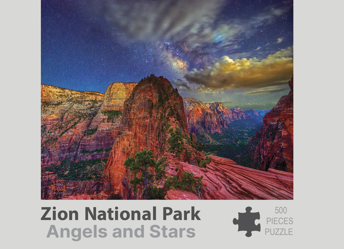 Zion Puzzle - Angels and Stars 500 – David J. West Gallery